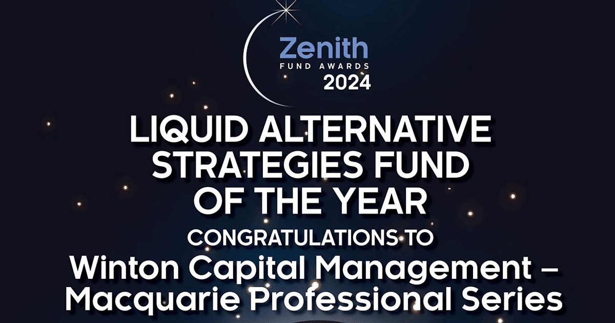 Winton | Winton win at Zenith Fund Awards